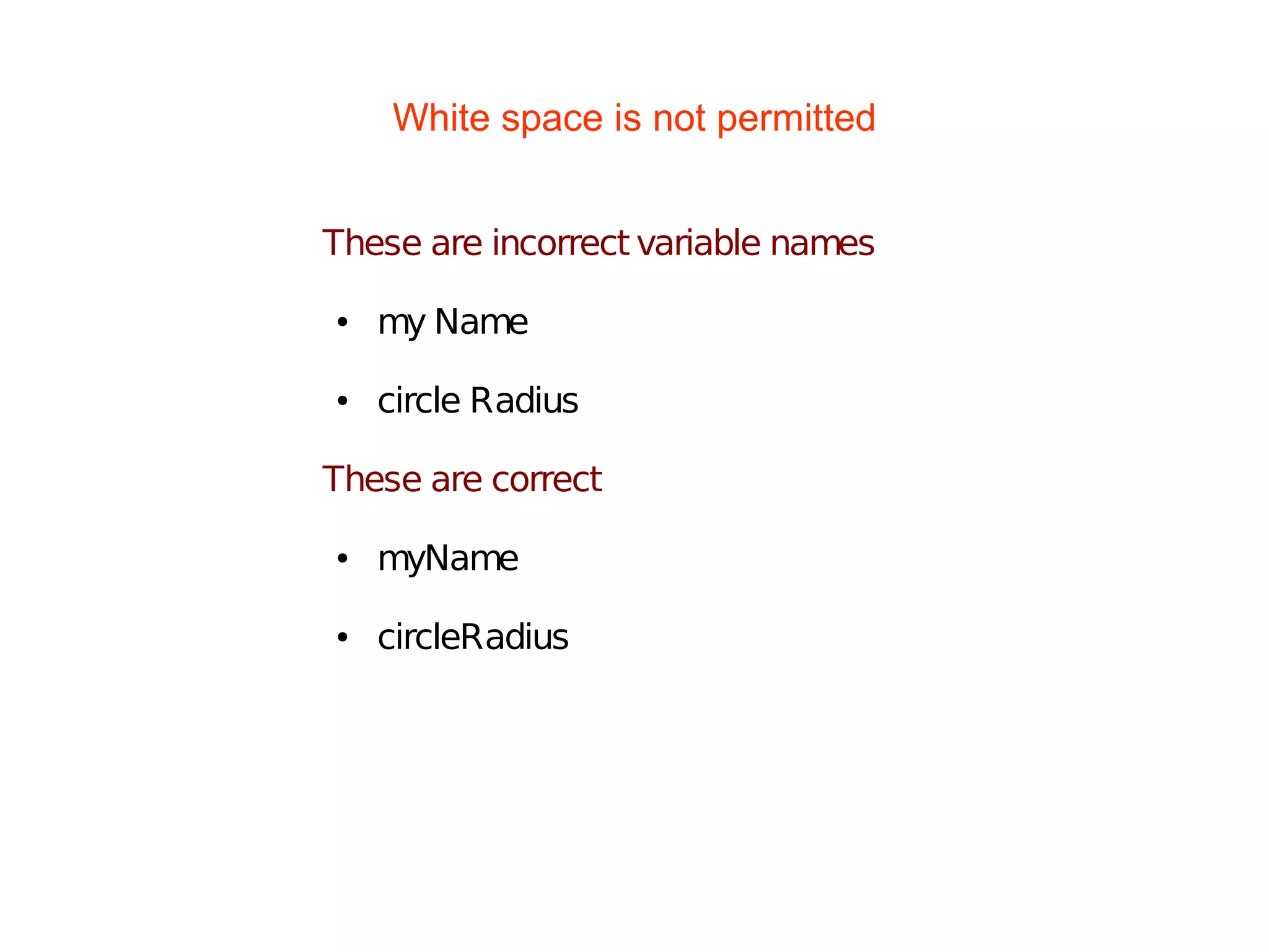 Variable Naming Best Practices | PPT Variable Naming Best Practices | PPT