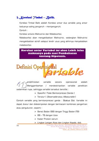 Variable penelitian-dan-definisi-operasional-variable2 | PDF