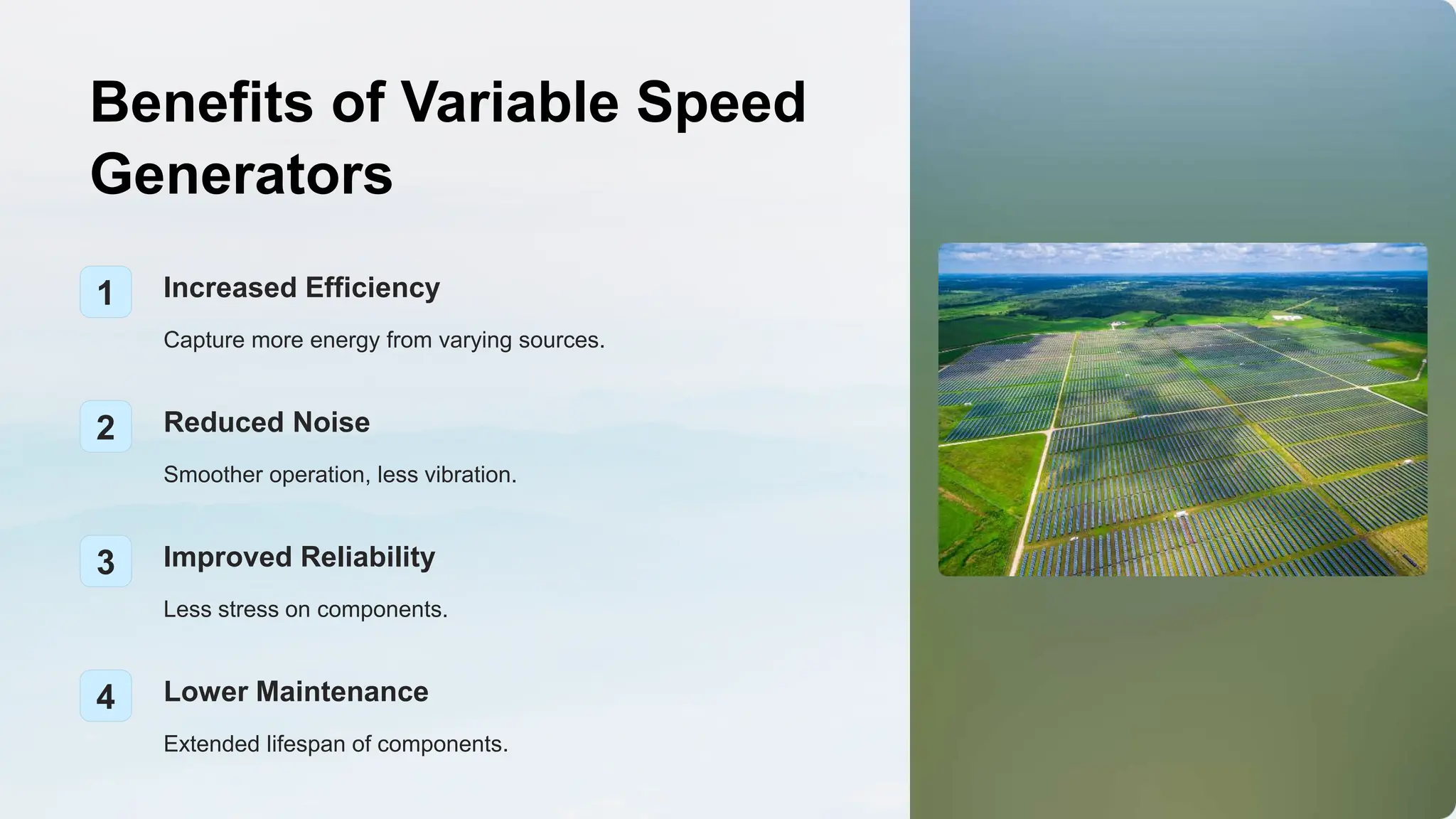Variable Speed Generator Under The Wind Electric Generator Pptx Gas