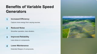 Variable-Speed-Generator under the wind electric generator | PPTX