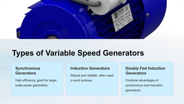 Variable Speed Generator Under The Wind Electric Generator Pptx Gas