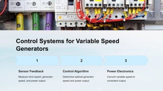 Variable-Speed-Generator under the wind electric generator | PPTX