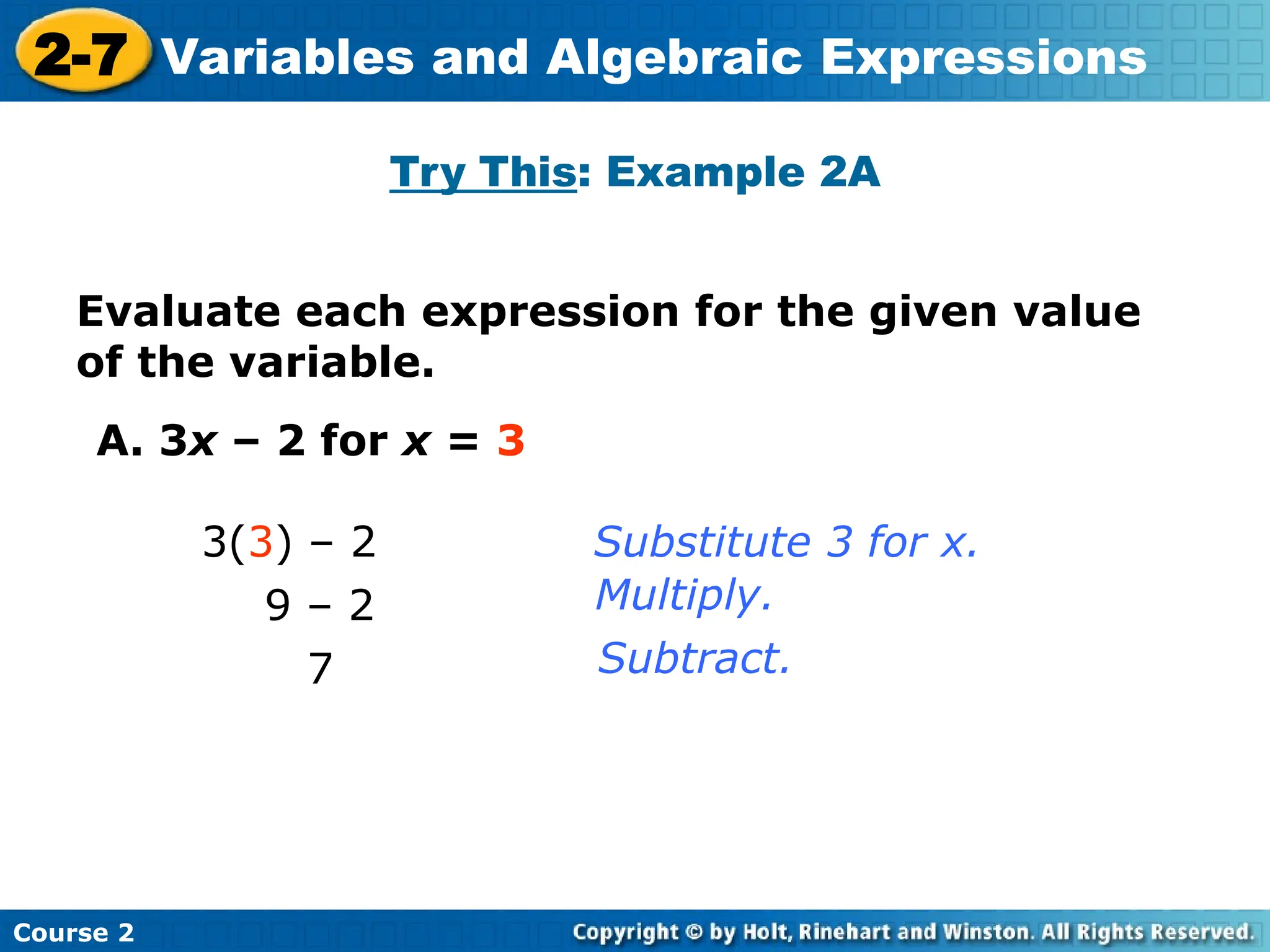Lesson Variable and Algebraic Expressions.ppt