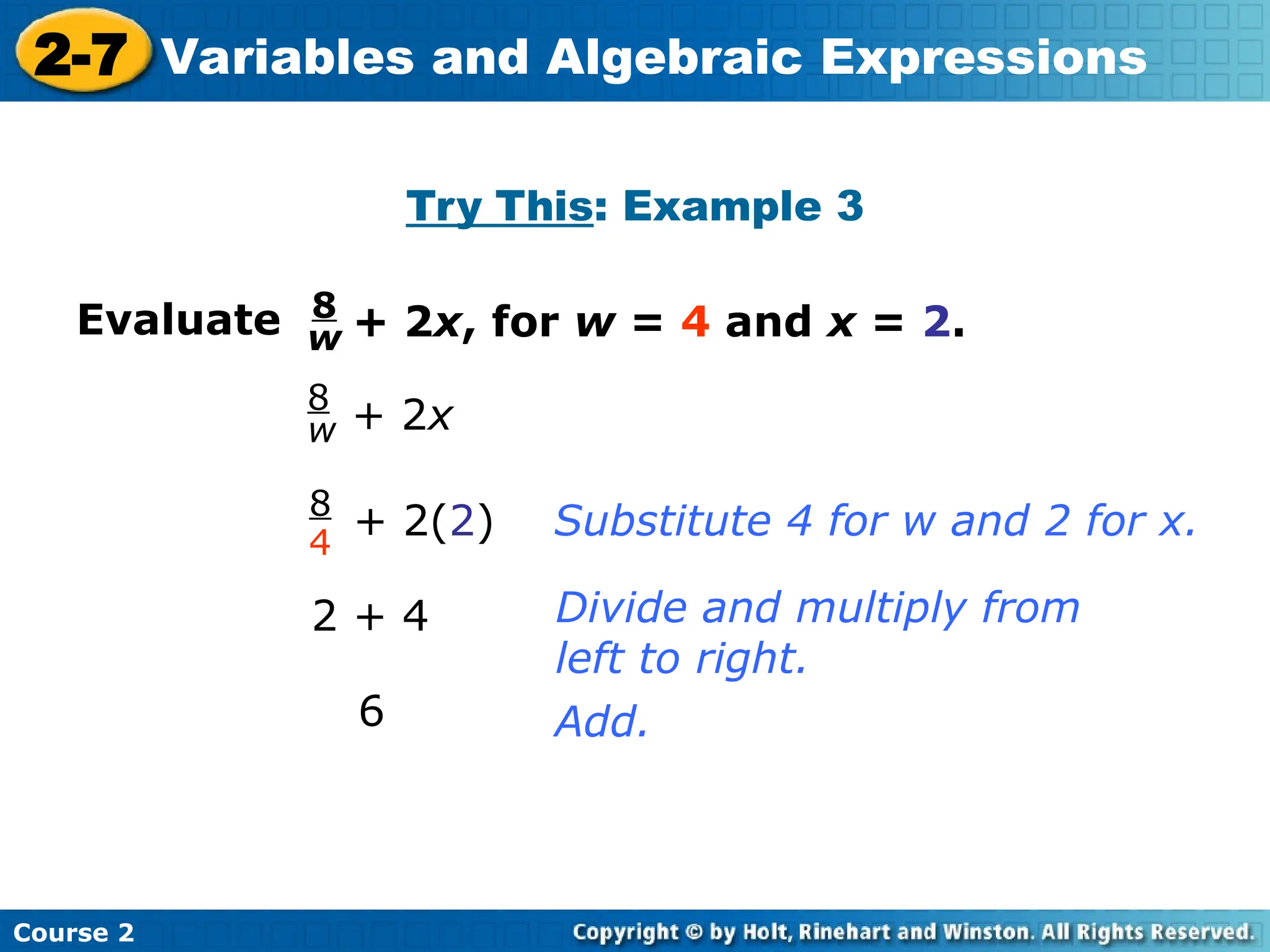 Lesson Variable and Algebraic Expressions.ppt