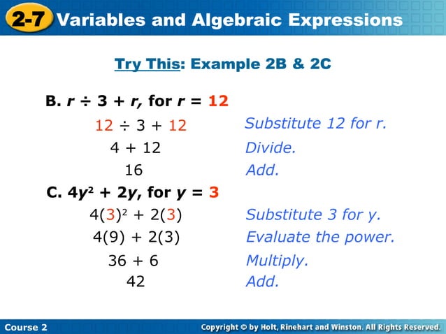 Lesson Variable and Algebraic Expressions.ppt