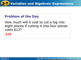 Lesson Variable and Algebraic Expressions.ppt