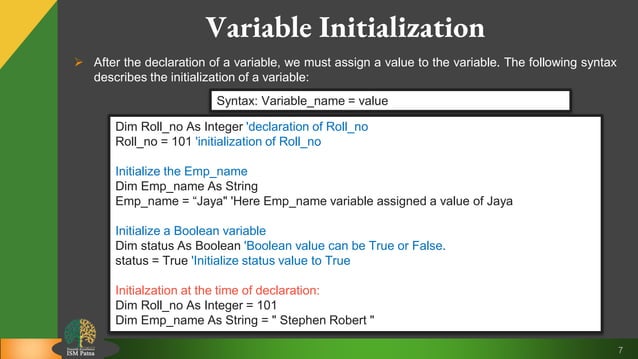 Variable and constants in Vb.NET