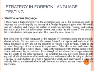 Variable and strategy of language testing by Beny Indra Natan Nadeak, S.Pd