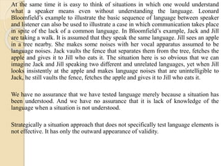 Variable and strategy of language testing by Beny Indra Natan Nadeak, S.Pd