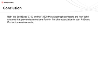Variable Angle Reflectance & Transmittance of Thin Film Coatings | PPT ...