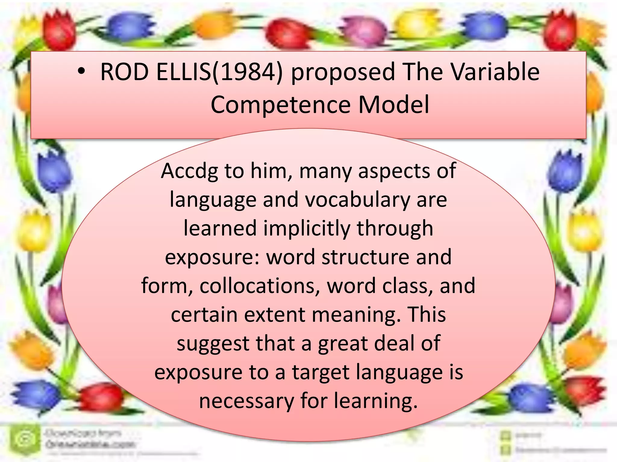 Variable competence model(Filipino 203)Introduction to Descriptive ...