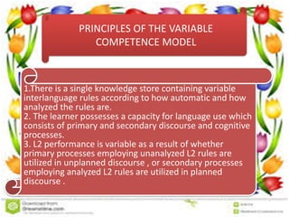 Variable competence model(Filipino 203)Introduction to Descriptive ...