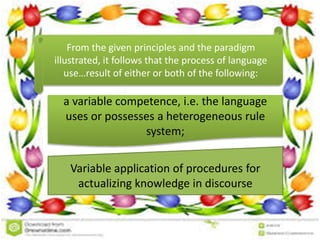 Variable competence model(Filipino 203)Introduction to Descriptive ...