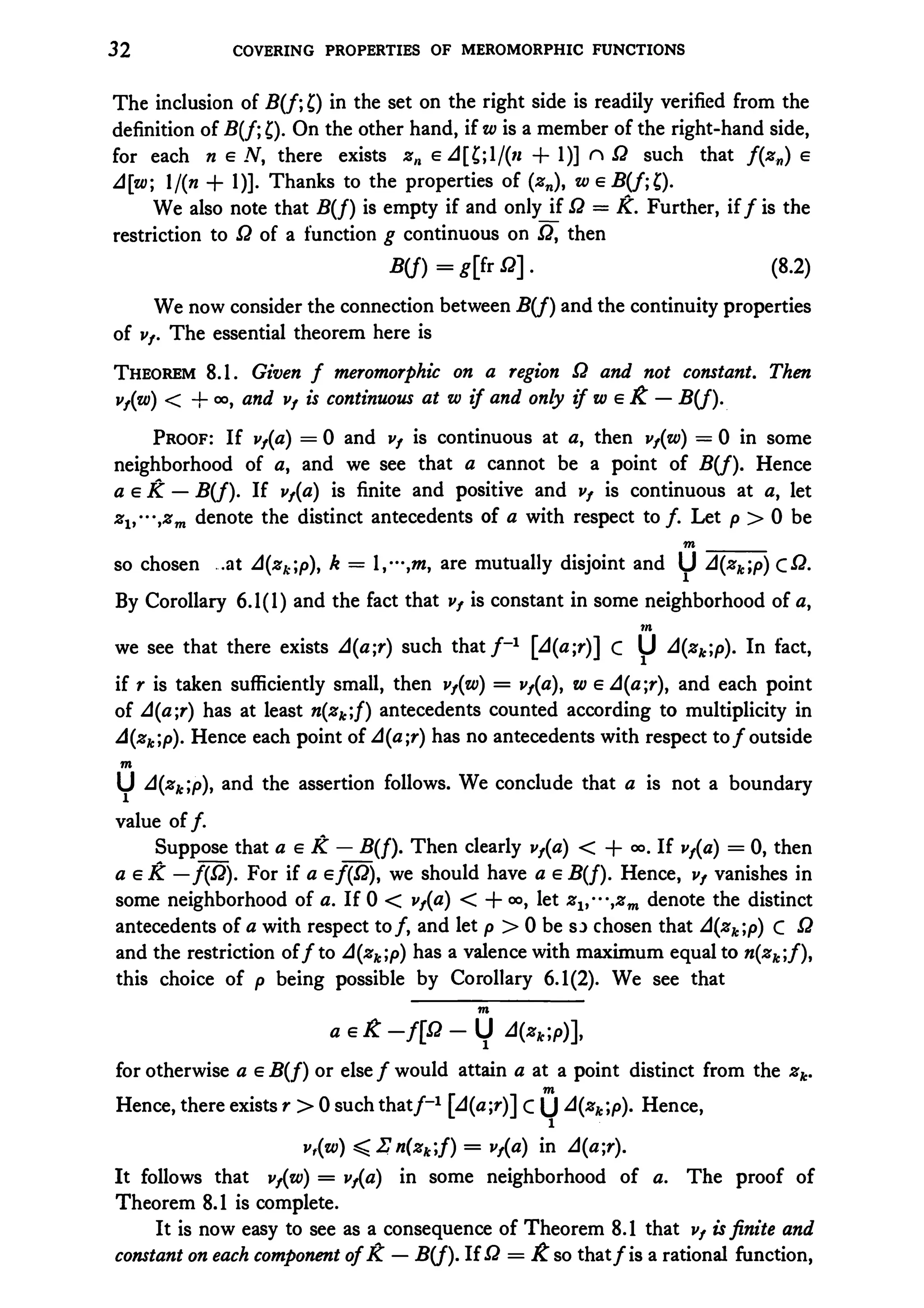 THEORY OF FUNTIONS OF A COMPLEX VARIABLE | PDF