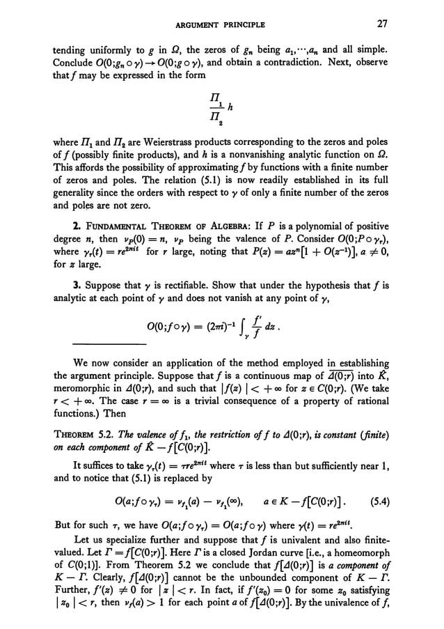 THEORY OF FUNTIONS OF A COMPLEX VARIABLE | PDF