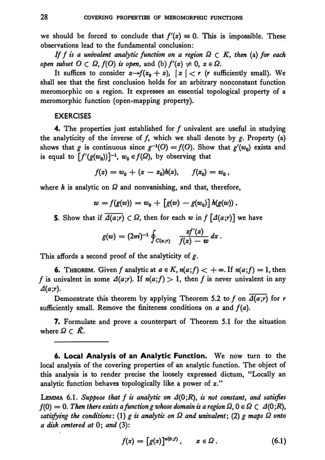 THEORY OF FUNTIONS OF A COMPLEX VARIABLE | PDF