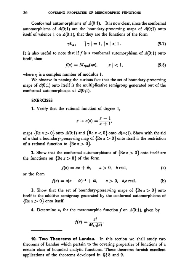 THEORY OF FUNTIONS OF A COMPLEX VARIABLE | PDF