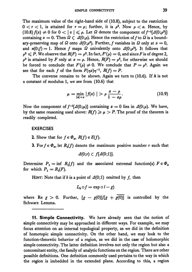 THEORY OF FUNTIONS OF A COMPLEX VARIABLE | PDF
