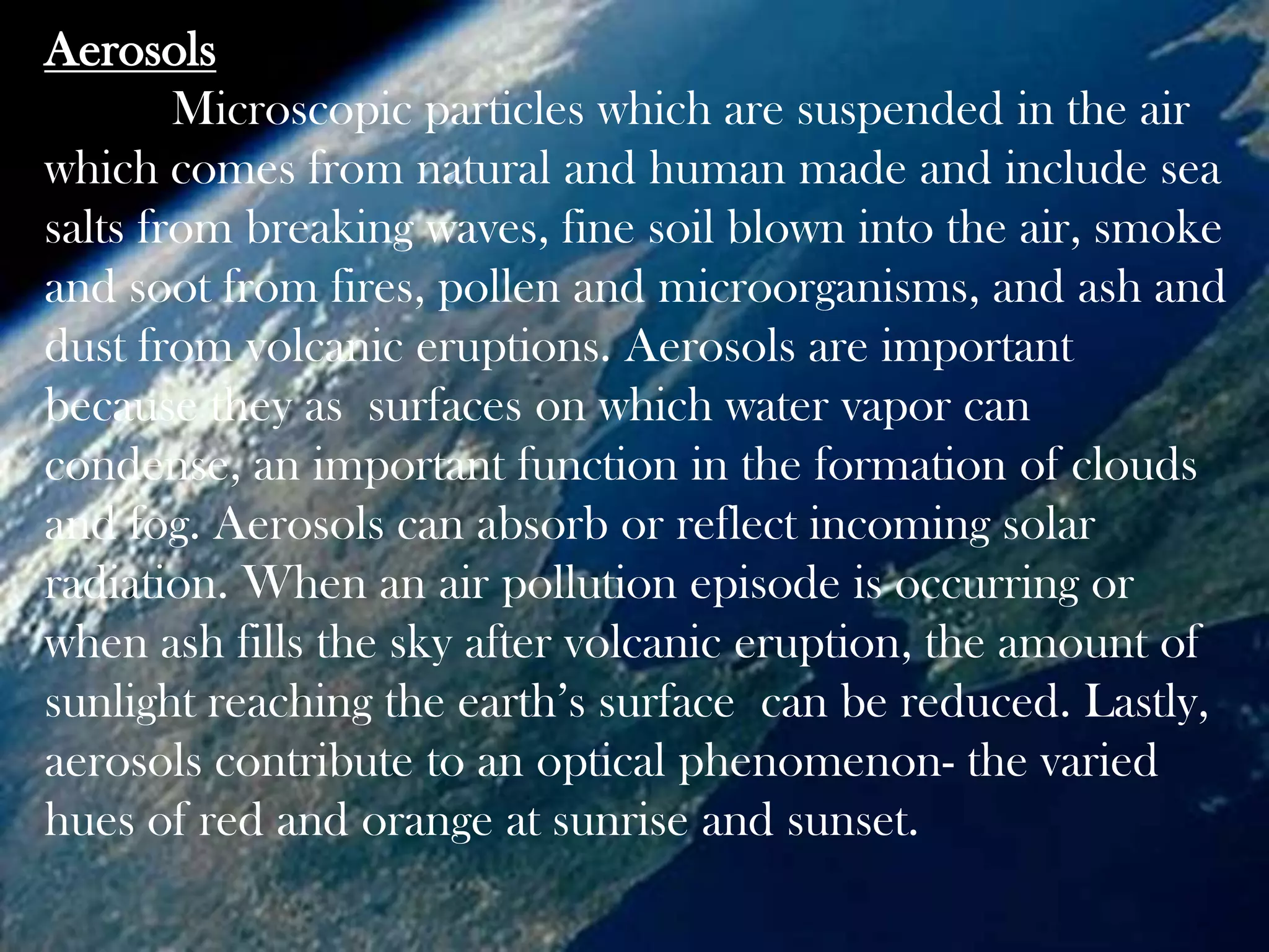 Variable components of the atmosphere | PPTX