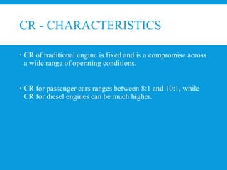 Variable Compression Ratio of Engine | PPTX
