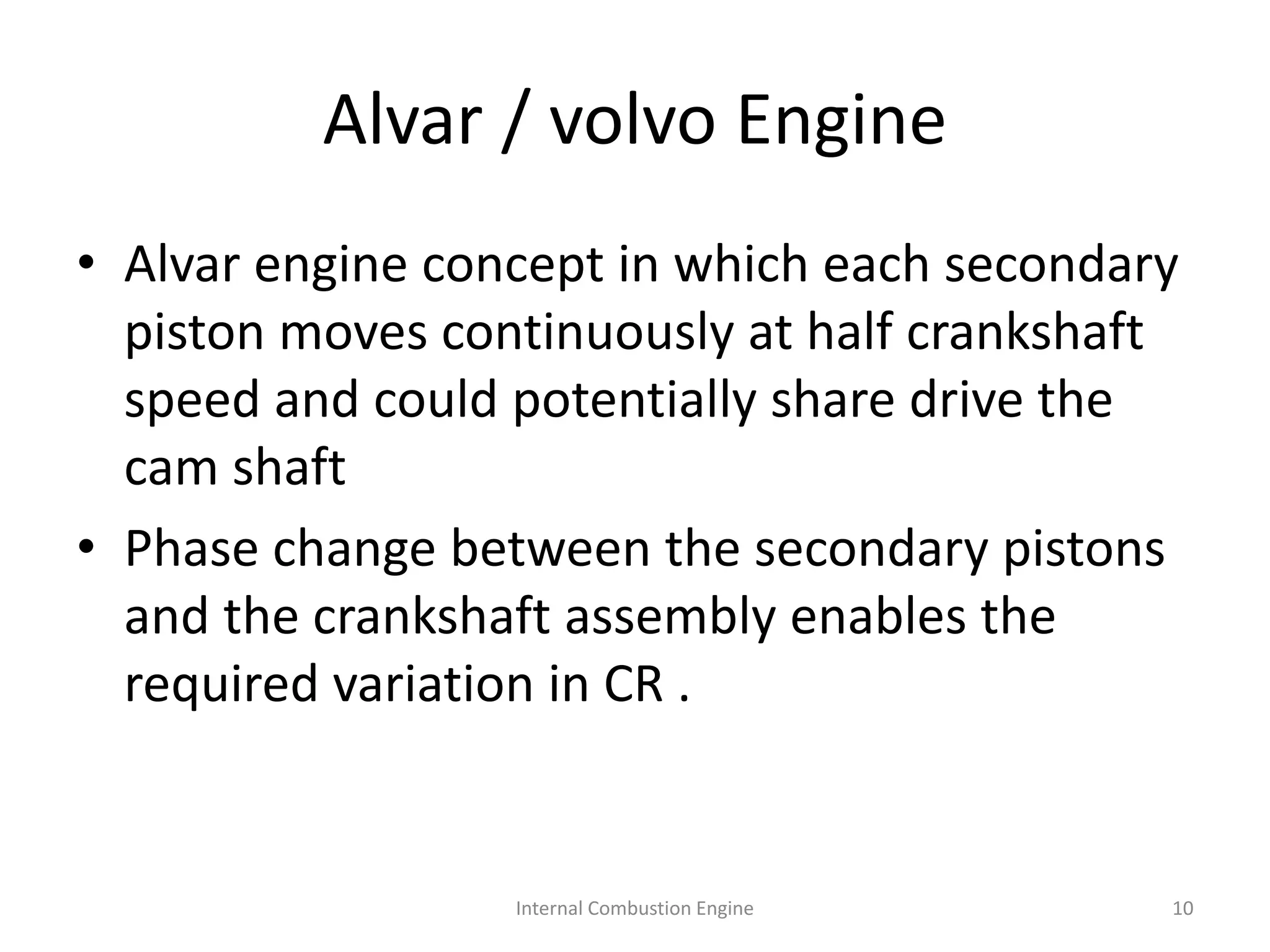 Variable Compression Ratio engine | PDF