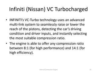Variable Compression Ratio engine | PDF