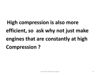 Variable Compression Ratio engine | PDF