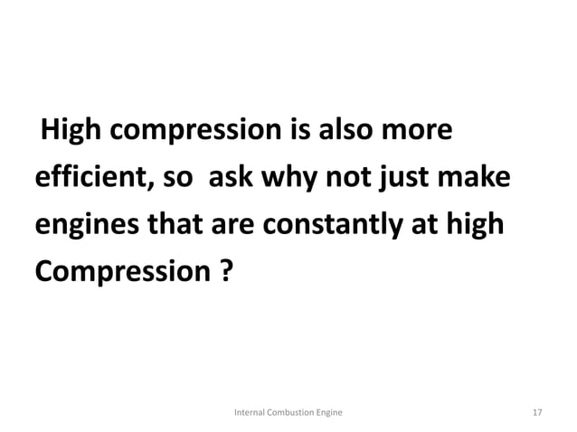 Variable Compression Ratio engine | PDF