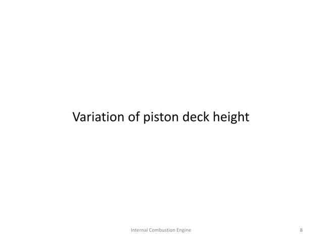 Variable Compression Ratio engine | PDF