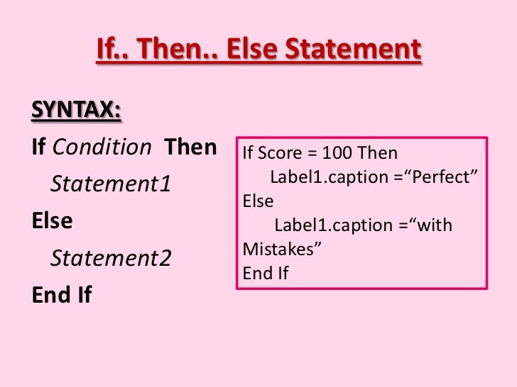 Variable, constant, operators and control statement