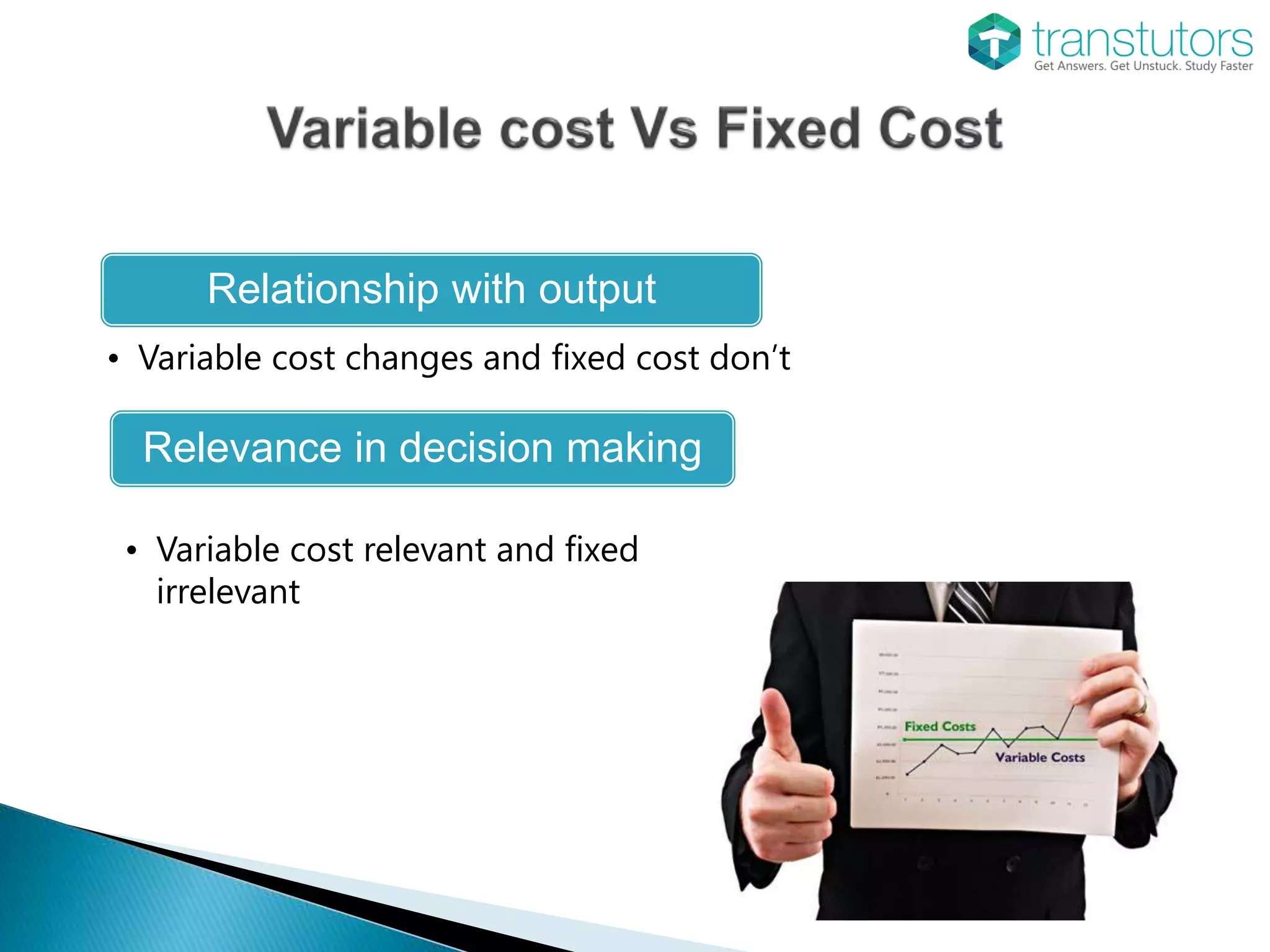 Variable Cost | Accounting | PPTX