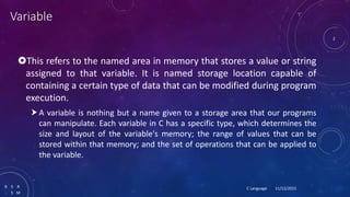 Variable declaration | PPT