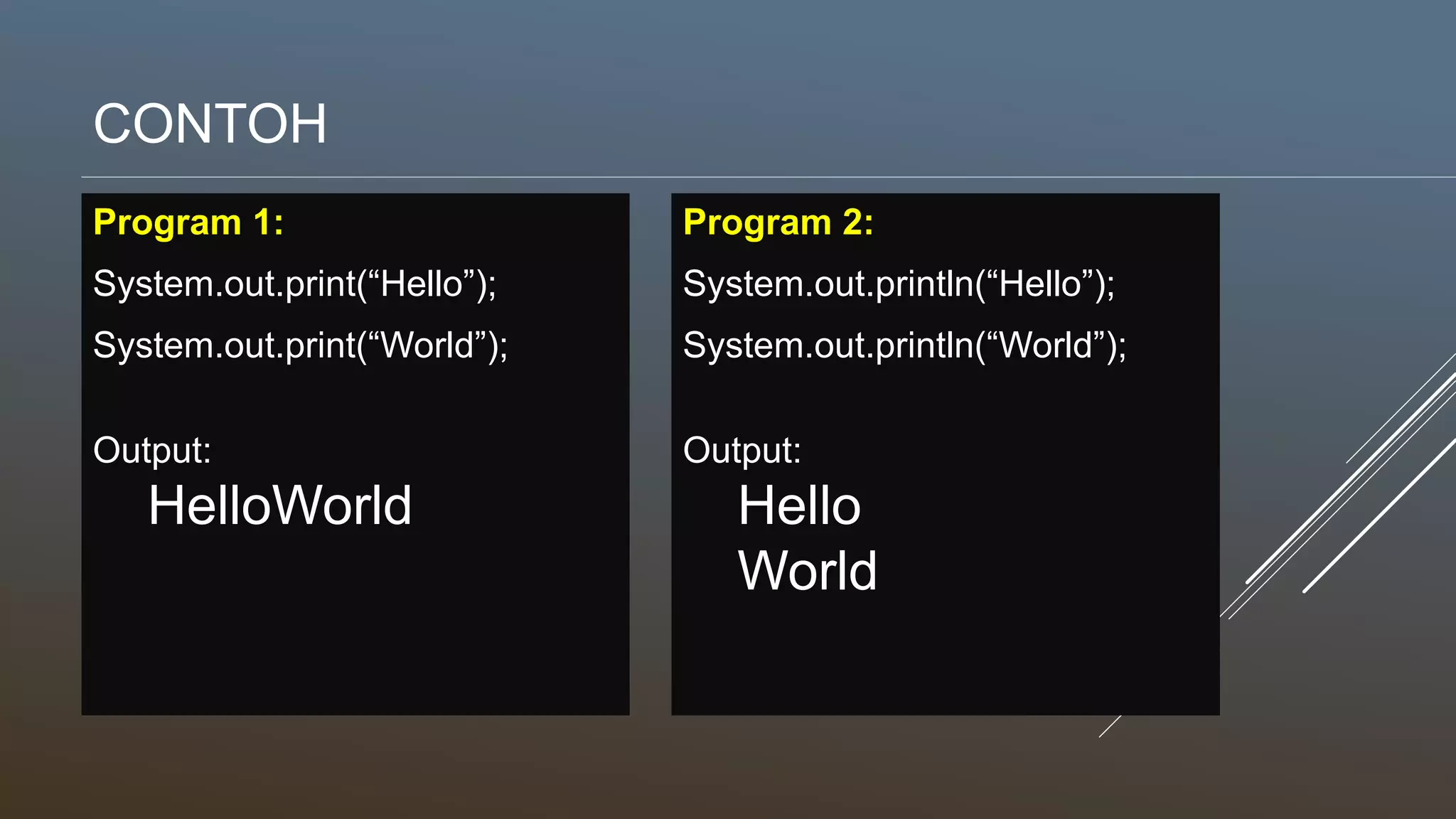 Variable, deklarasi dan inisialisasi | PPTX