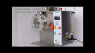 Variable Density Extrusion from Caleva | PPTX