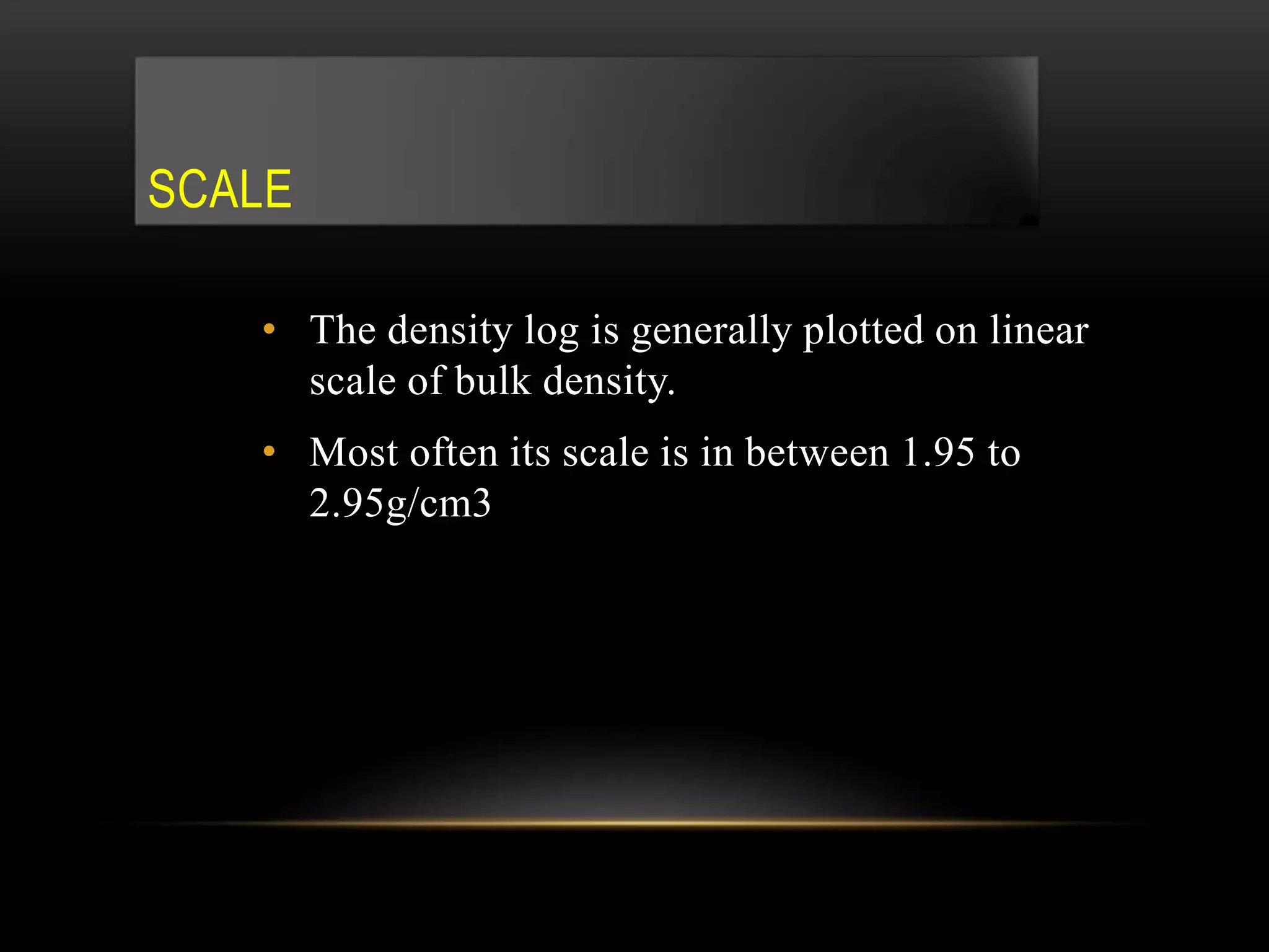 Variable density log | PPTX