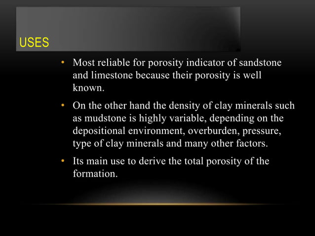 Variable density log | PPTX