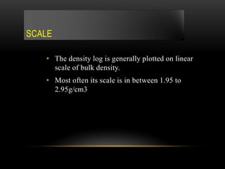 Variable density log | PPTX