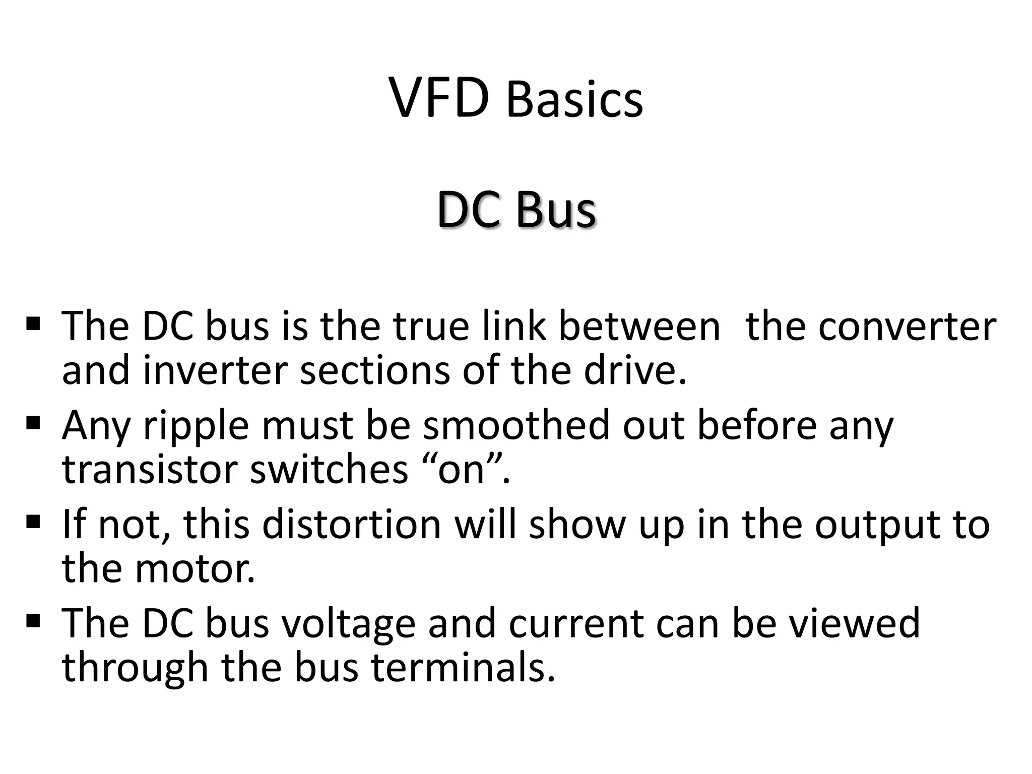 Variable frequency drive and variable frequency control | PPTX