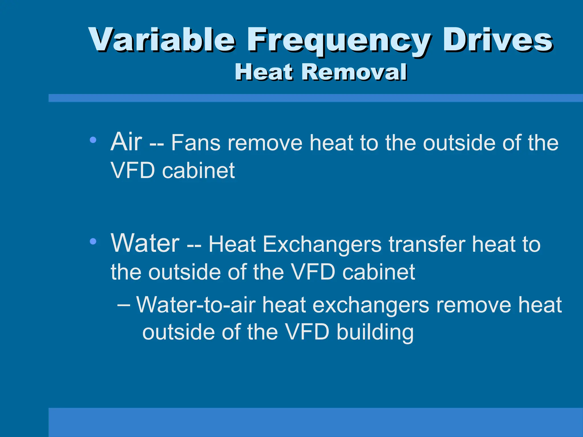 Variable frequency drive presentation document | PPT