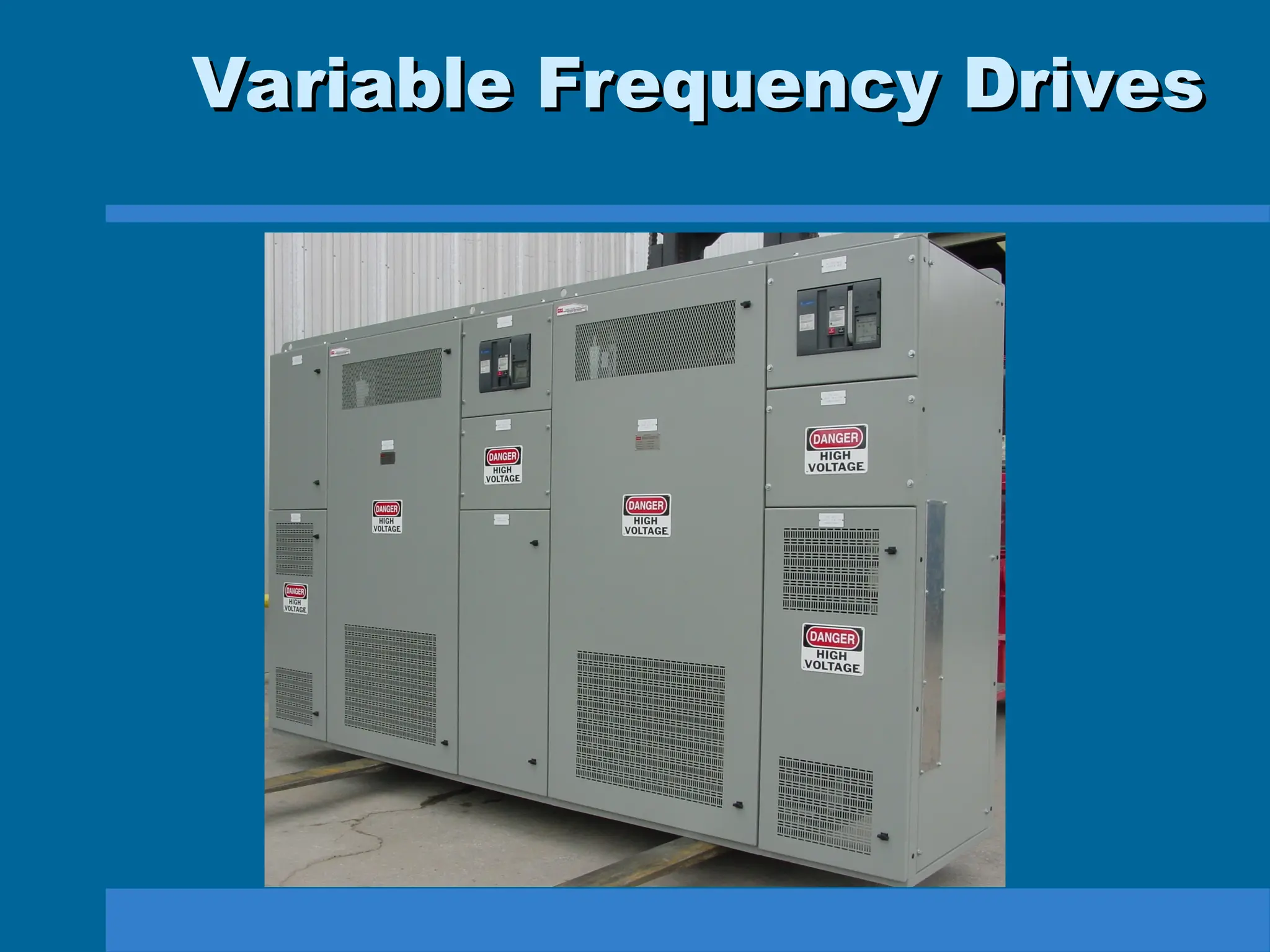 Variable frequency drive presentation document | PPT