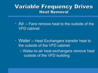Variable frequency drive presentation document | PPT