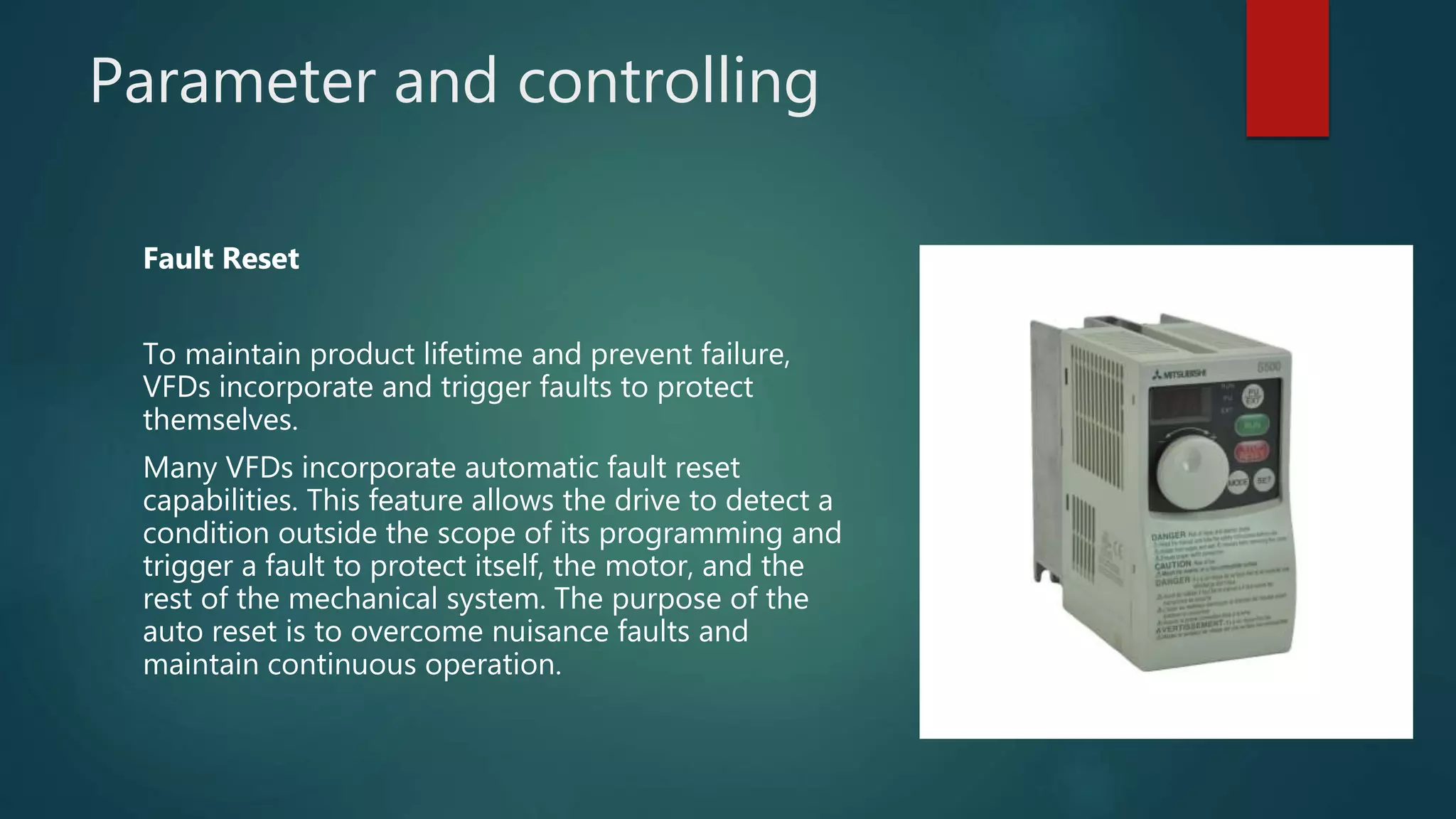 Variable frequency drives (vfd) | PPTX