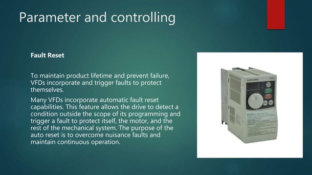 Variable frequency drives (vfd) | PPTX