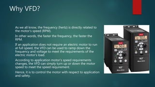 Variable frequency drives (vfd) | PPTX