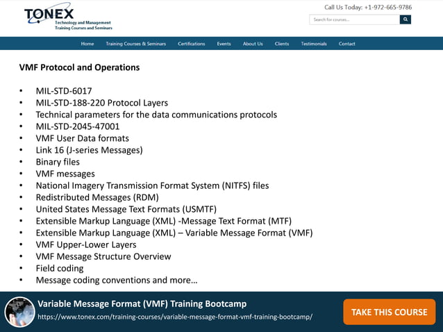 Variable Message Format Vmf Training Bootcamp Pptx