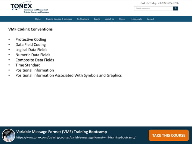 Variable Message Format (VMF) Training Bootcamp | PPT