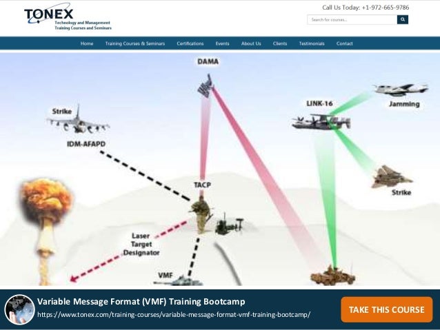 Variable Message Format Vmf Training Bootcamp