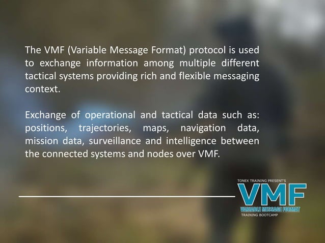 Vmf Training Variable Message Format A Link 16 Systems Engineering
