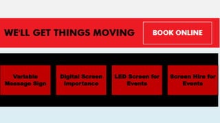 Variable message sign | PPTX