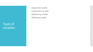 Variable and its type | PPTX
